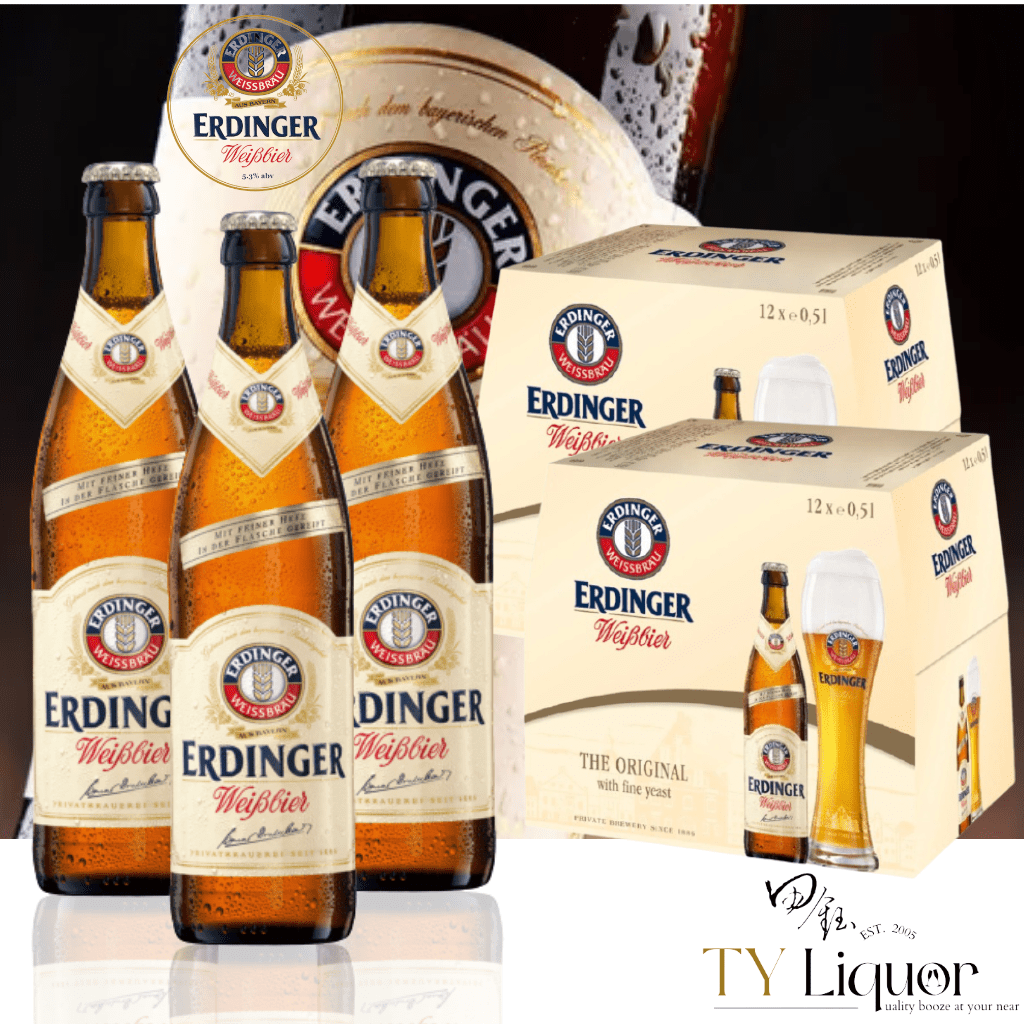 Erdinger Weissbier, 12x500ml – TY Liquor